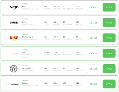 Advanced affiliate tracking made simple | Refersion Marketplace